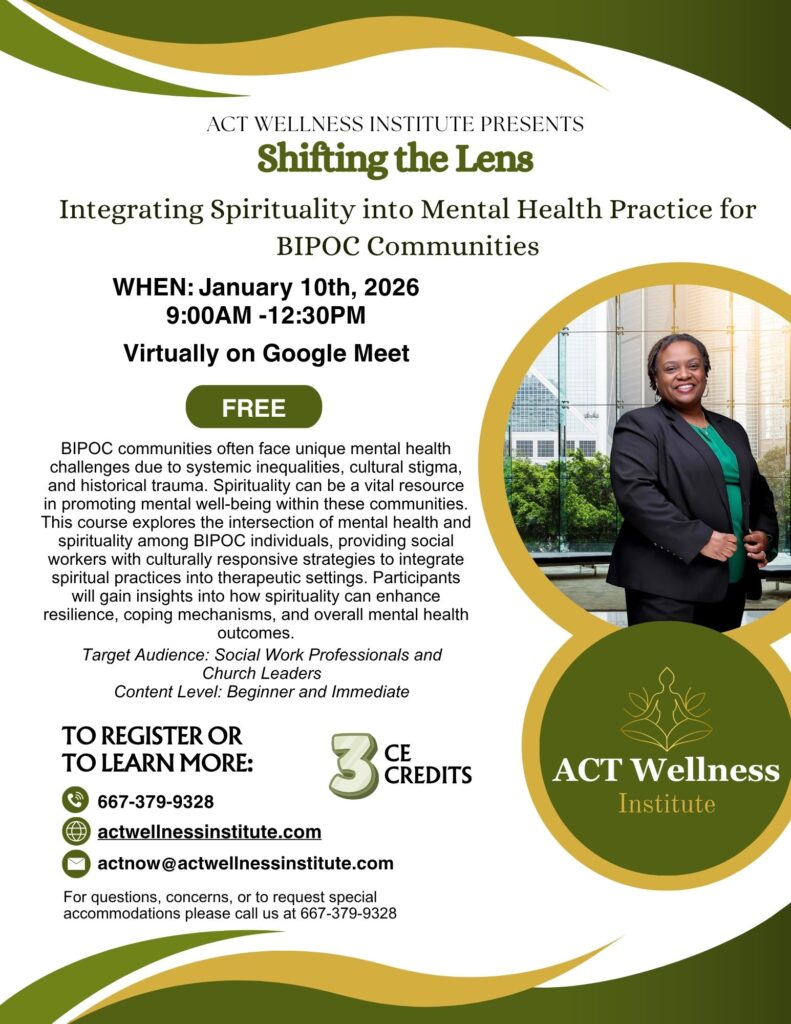 Shifting the Lens: Integrating Spirituality into Mental Health Practice ...